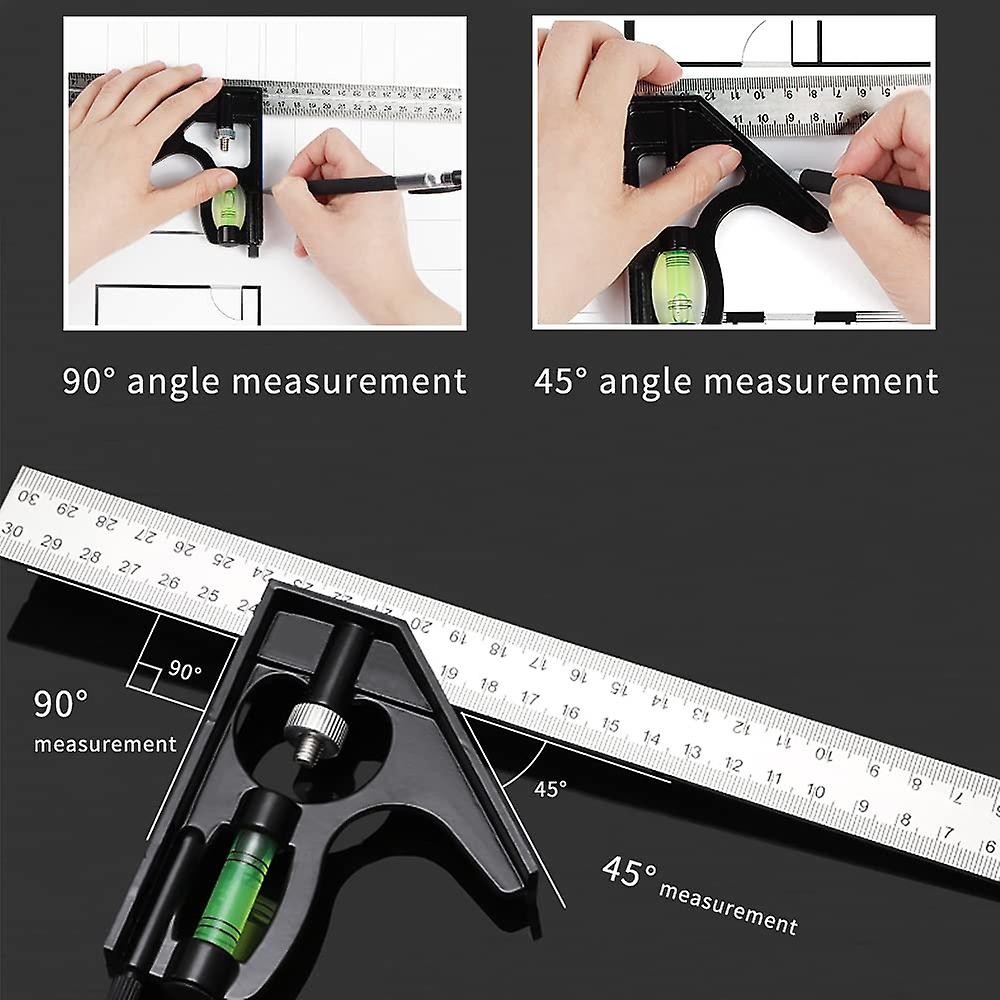 Combination 300mm, Combination Angle Ruler, Combination Square ...