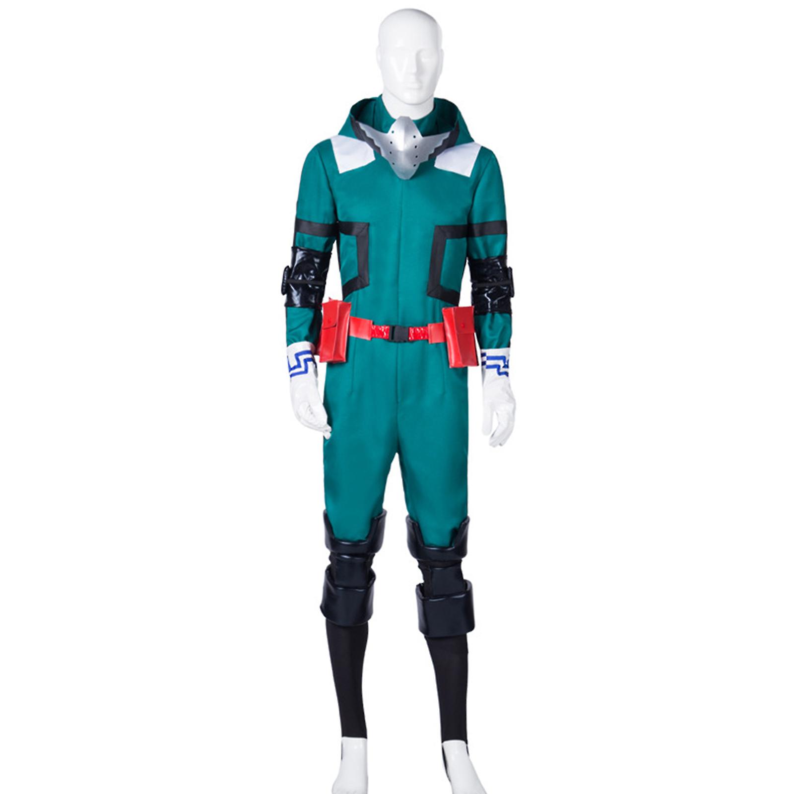 My Hero Academia Izuku Midori Cosplay Costume Halloween Deluxe Set Full ...