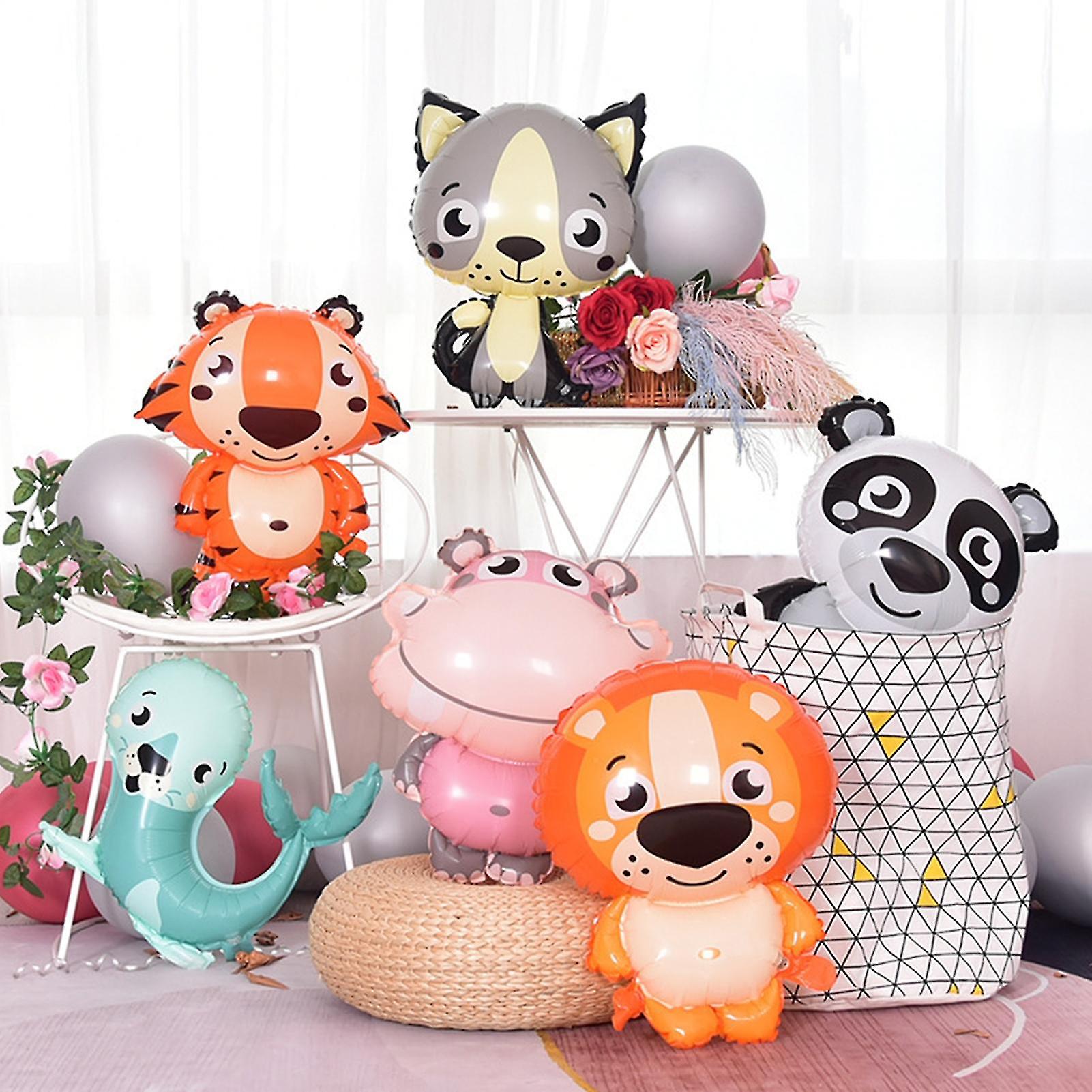 Balloon Cartoon Shape Not Easy Punctured Plastic Foil Animal Birthday ...