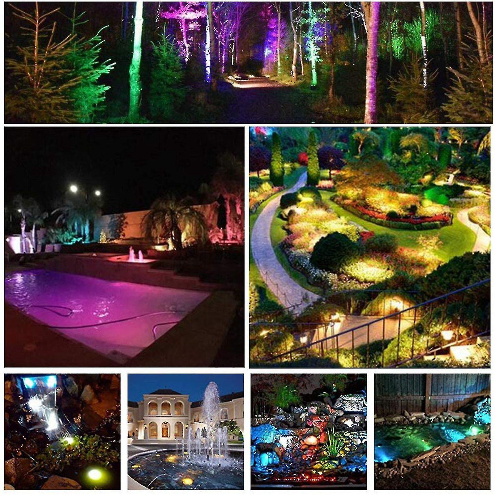 10w Rgb Multicolor Waterproof Underwater Light Led Landscape Fountain ...