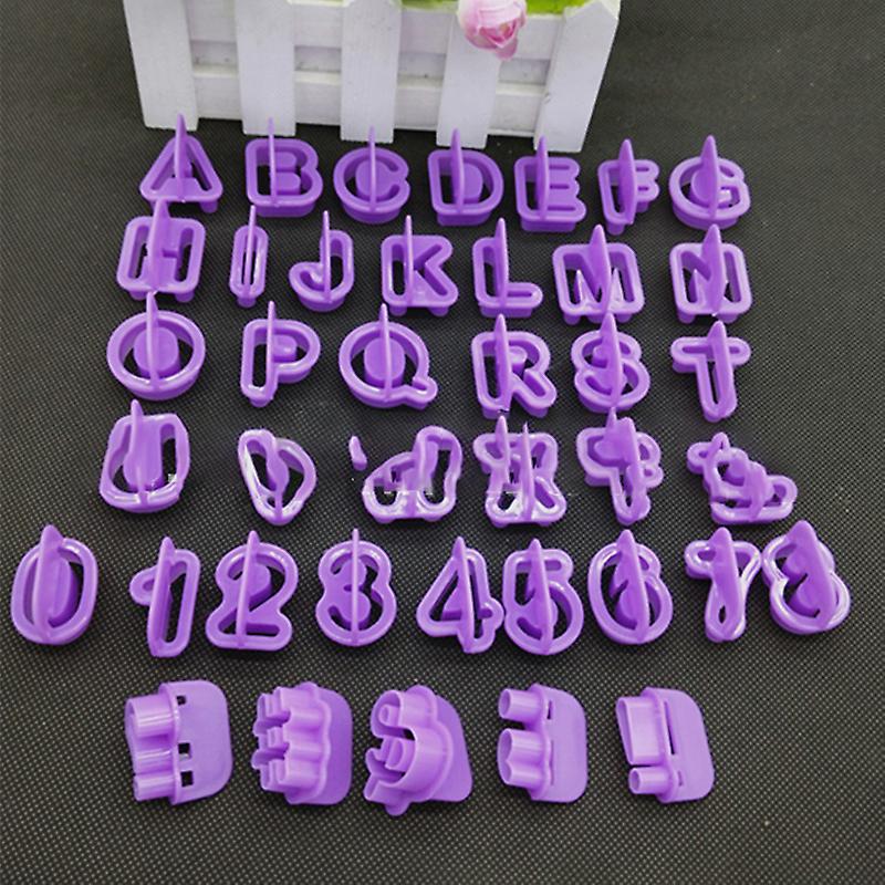 40pc/set English Letter Number Alphabet Cutter Number Cookie Cutter ...