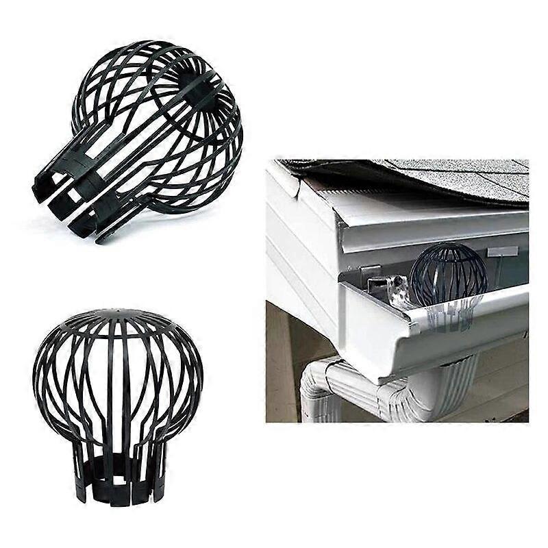 4 Pack Soft Plastic Gutter Guards Keep Gutters Clear of Leaves, Moss ...