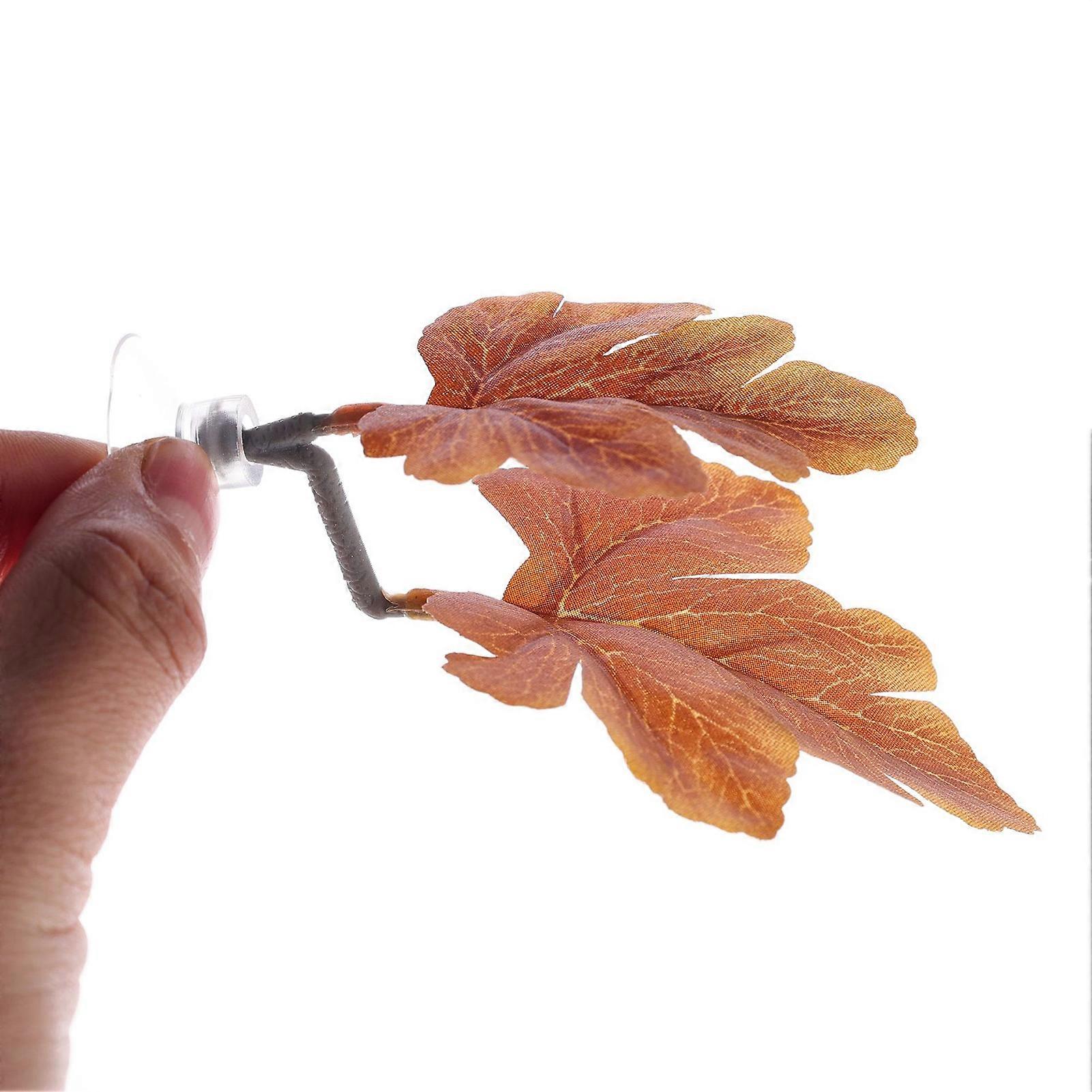 Fish Tank Aquatic Plants Fighting Fish Resting Leaf High Simulation ...