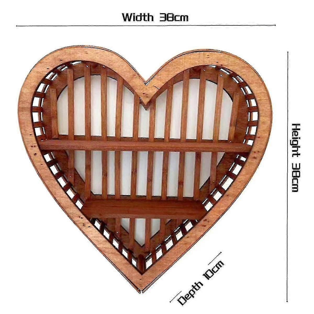 Home Decor Display Shelf Wall Shelf Display Shelves Wall Mounted Heart ...