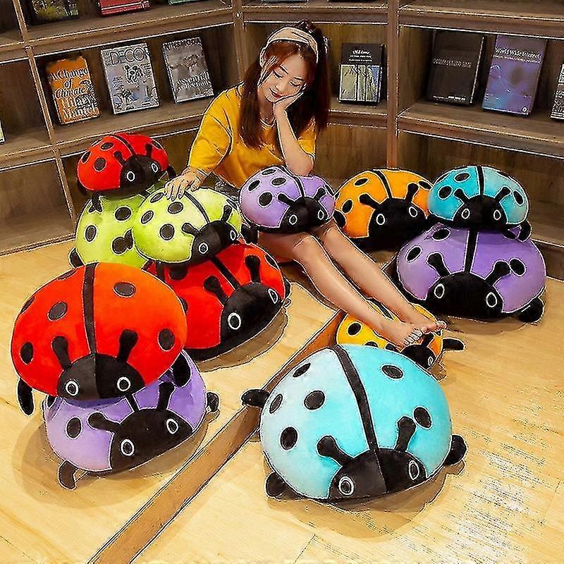 Hot Huggable 80cm/60/40cm/ Cute Plush Toy Soft Ladybird Insect Doll ...