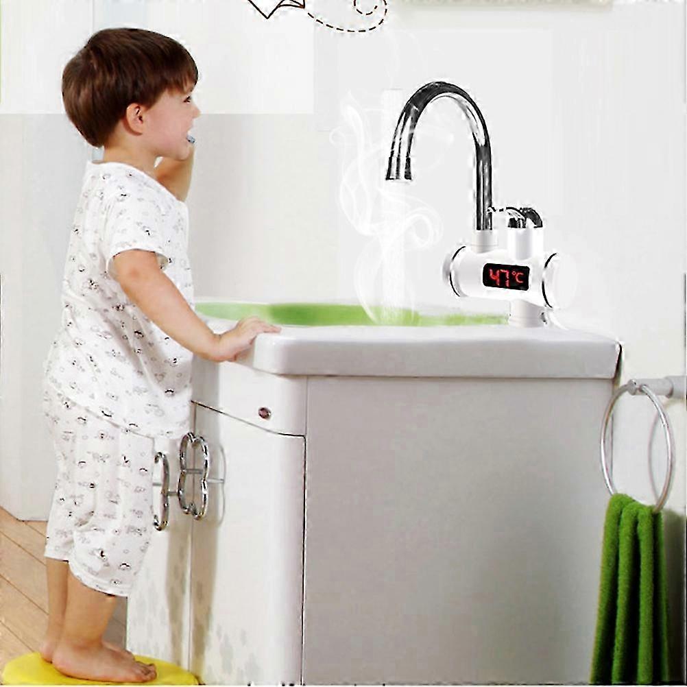 Stainless Steel Digital Display Hot and Cold Water Tap Mixer Water ...