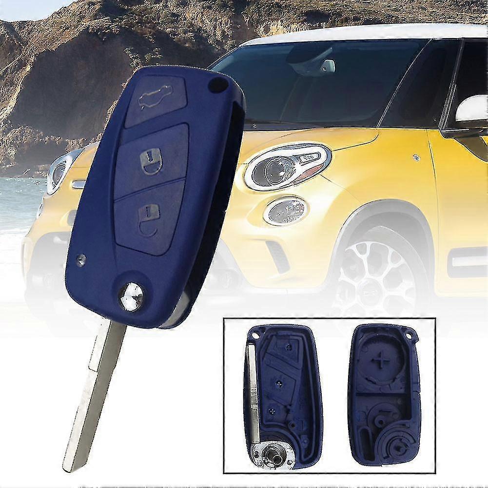 3 Buttons Remote Flip Car Key Fob Shell Case For Fiat Grande Punto ...