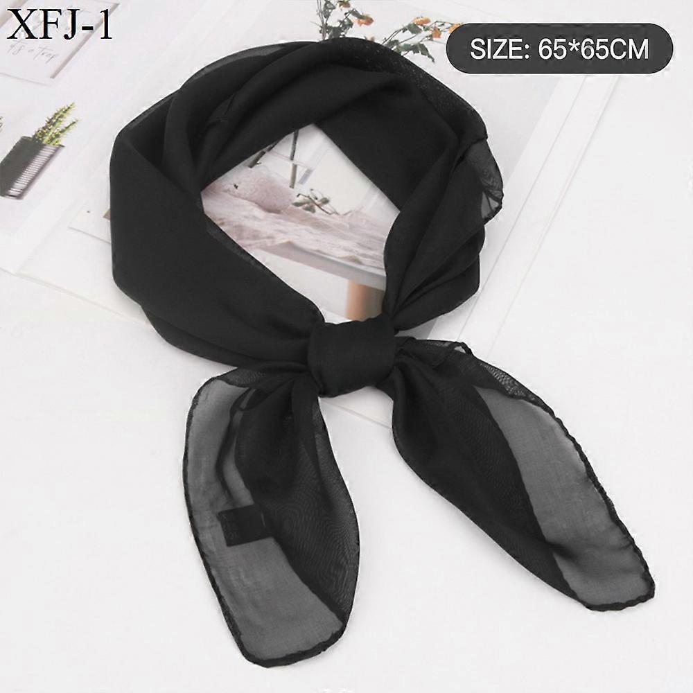 Silk Scarves Handkerchief Silk Feeling Scarf Medium Size Thin and Soft ...
