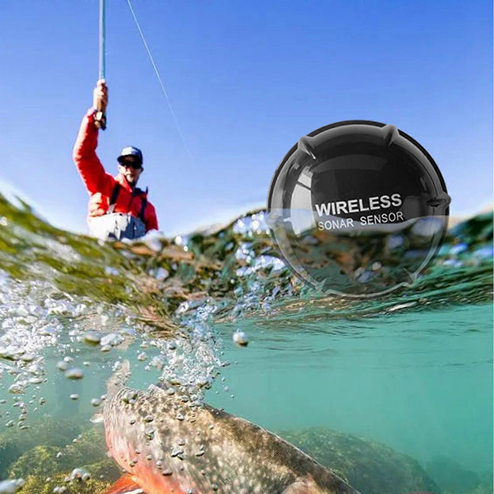 1*Wireless Sonar Fish Finder Underwater Depth Echo Sounder With Fishing ...
