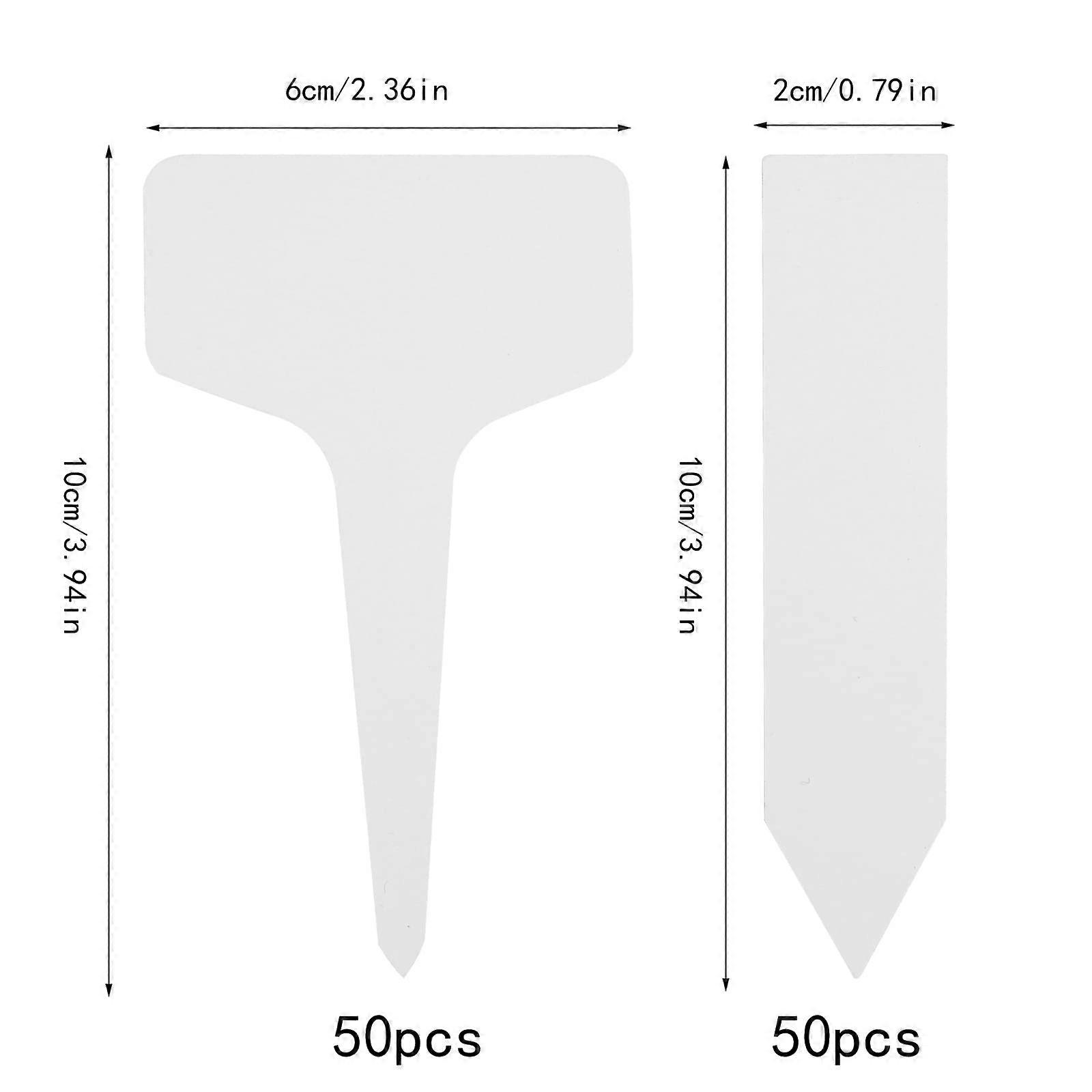 Pack of 200 Plant Signs, 2 Shapes, Plant Plugs for Labelling, Plants ...