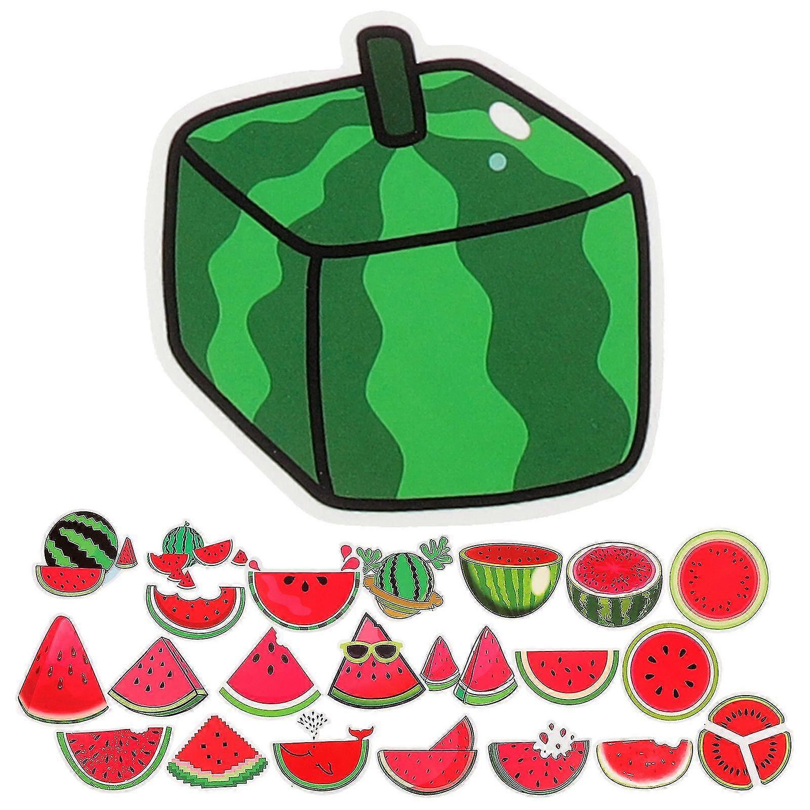 50pcs Summer Watermelon Stickers Party Fruit Stickers Adorable ...