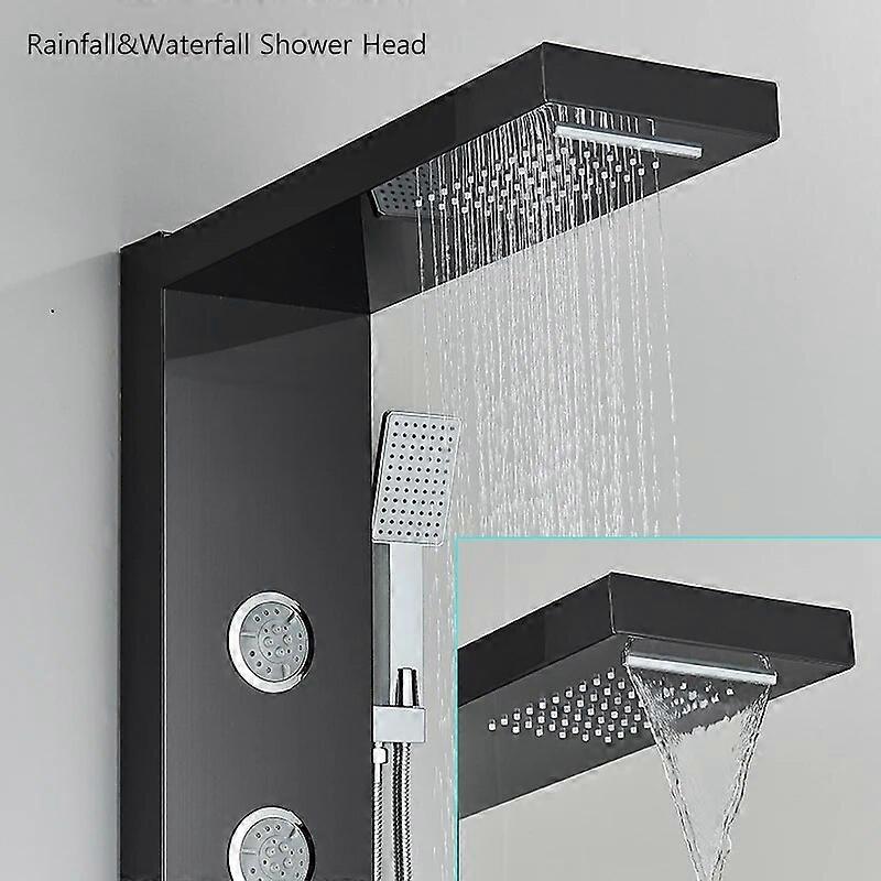 Badrum Duschpanel Duschpelare Regn Vattenfall Dusch Tvåvägs Spa Massage ...