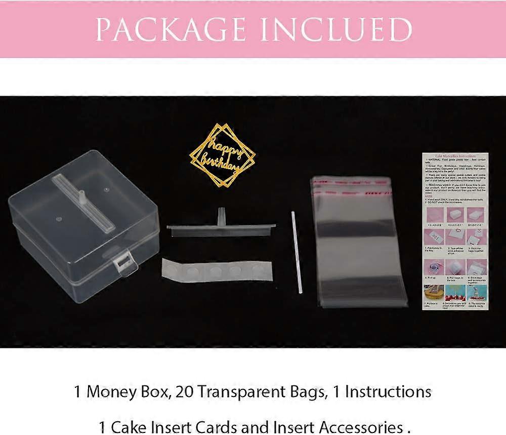 Cake Money Box, Money Pulling Cake Making Mold, Food Contact Safe,4.3X4 ...