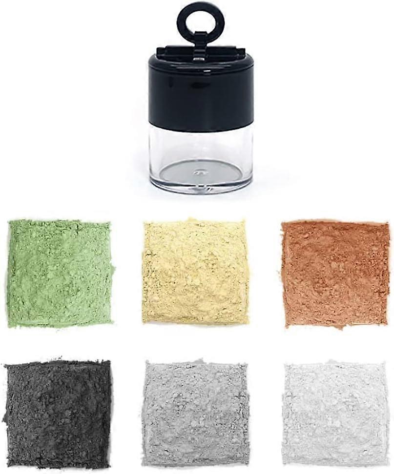 Loose Powder Empty Box Refillable Foundation Powder Container with Puff ...