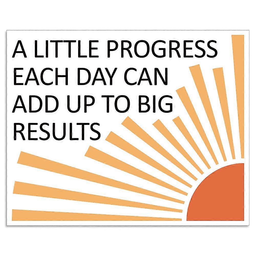 1 Pc Inspirational Quote Poster Paper 10x8inch(25.5x20.5cm) a Little ...