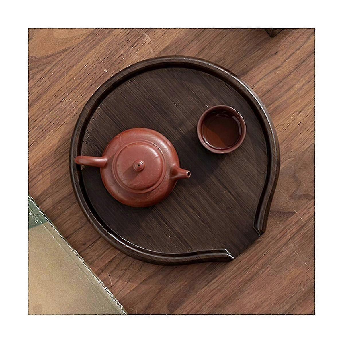 Bamboo Round Tea Tray, Tea Cake, Tea Tray, Tea Ceremony Accessories ...