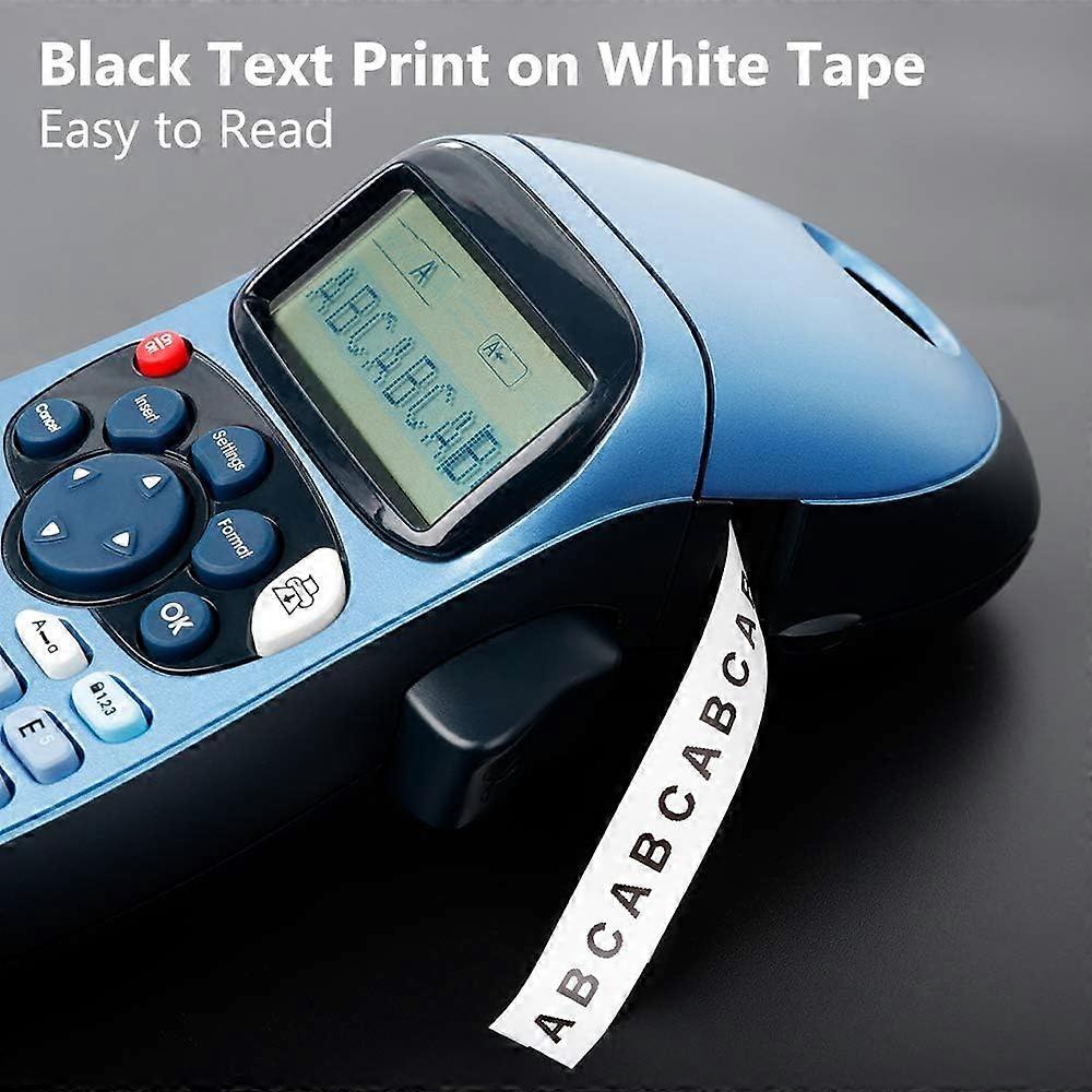 Label Maker Refills, Thermal Paper, Black on White | Fruugo UK