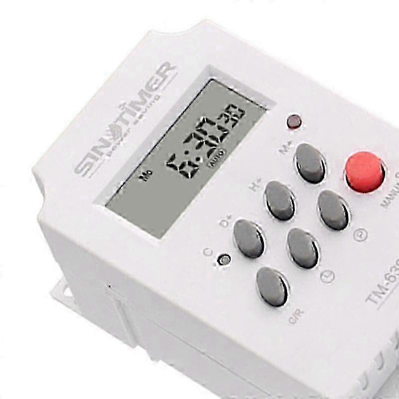 12V DC Input Programmable 24Hrs MINI TIMER SWITCH Time Relay Output ...