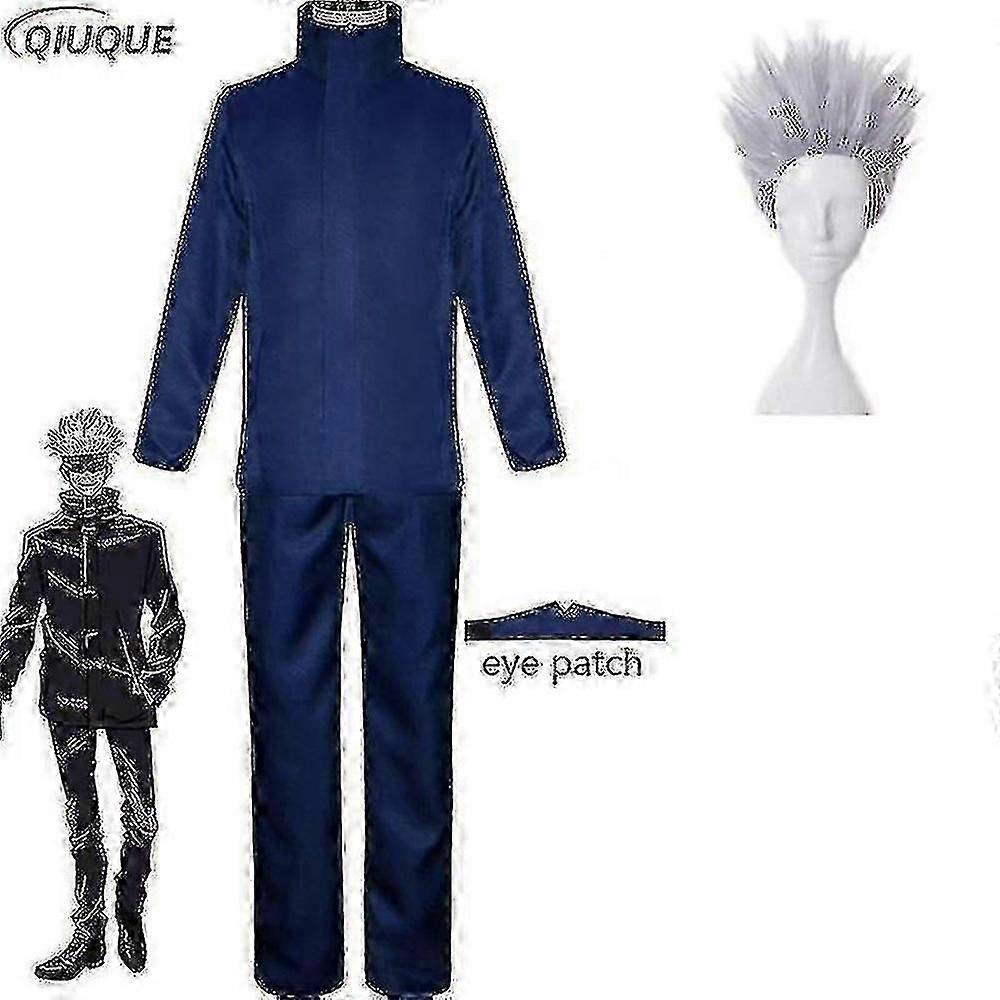 Jujutsu Kaisen Gojo Satoru Cosplay Costume Set With Tops, Pants, And ...
