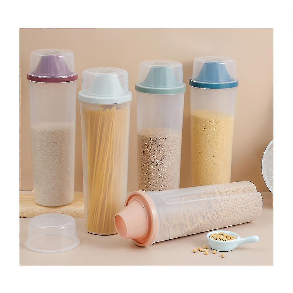 Food storage containers kitchen noodle storage box with measuring cup ...
