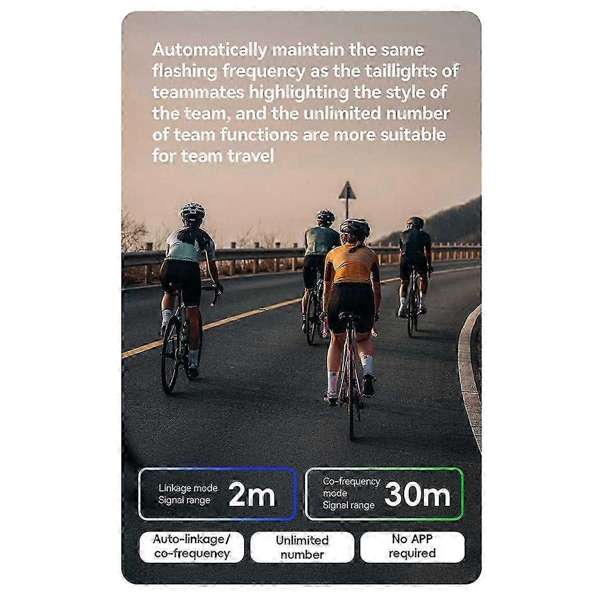 Rechargeable LED Bike Handlebar Light IPX6 Waterproof Cycling Safety ...