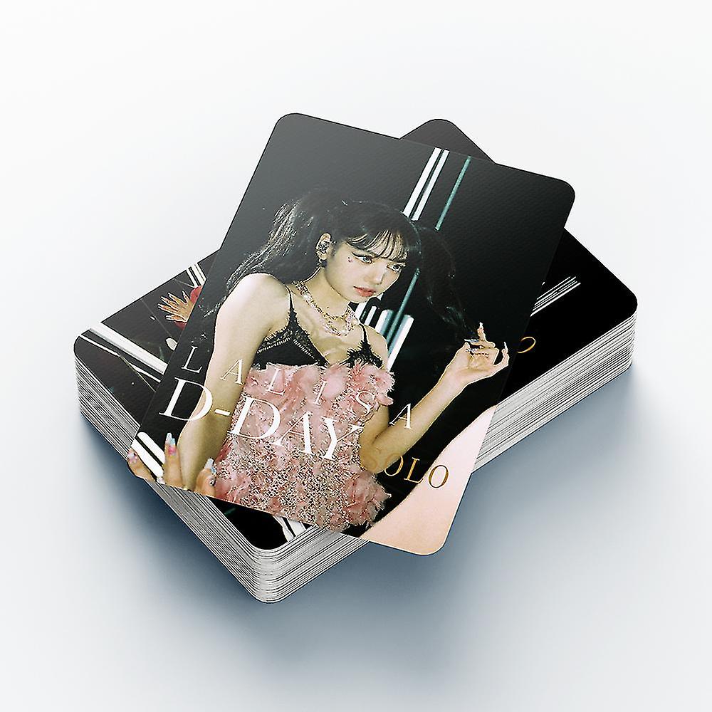 54pcs/set Kpop Lisa Solo Album Self Made Paper Lomo Card Photo Card ...