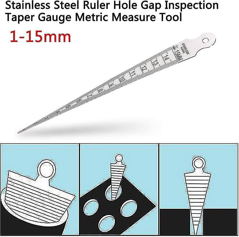 Sl Taper Gauge - Stainless Steel Ruler Welding Inspection Taper Gauge ...