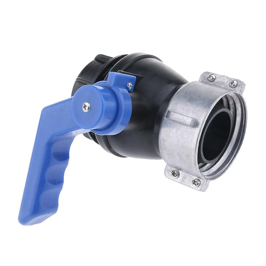 1000L IBC Tank HDPE Screwable Ball Valve DN40 50mm 2" Inlet Diameter ...