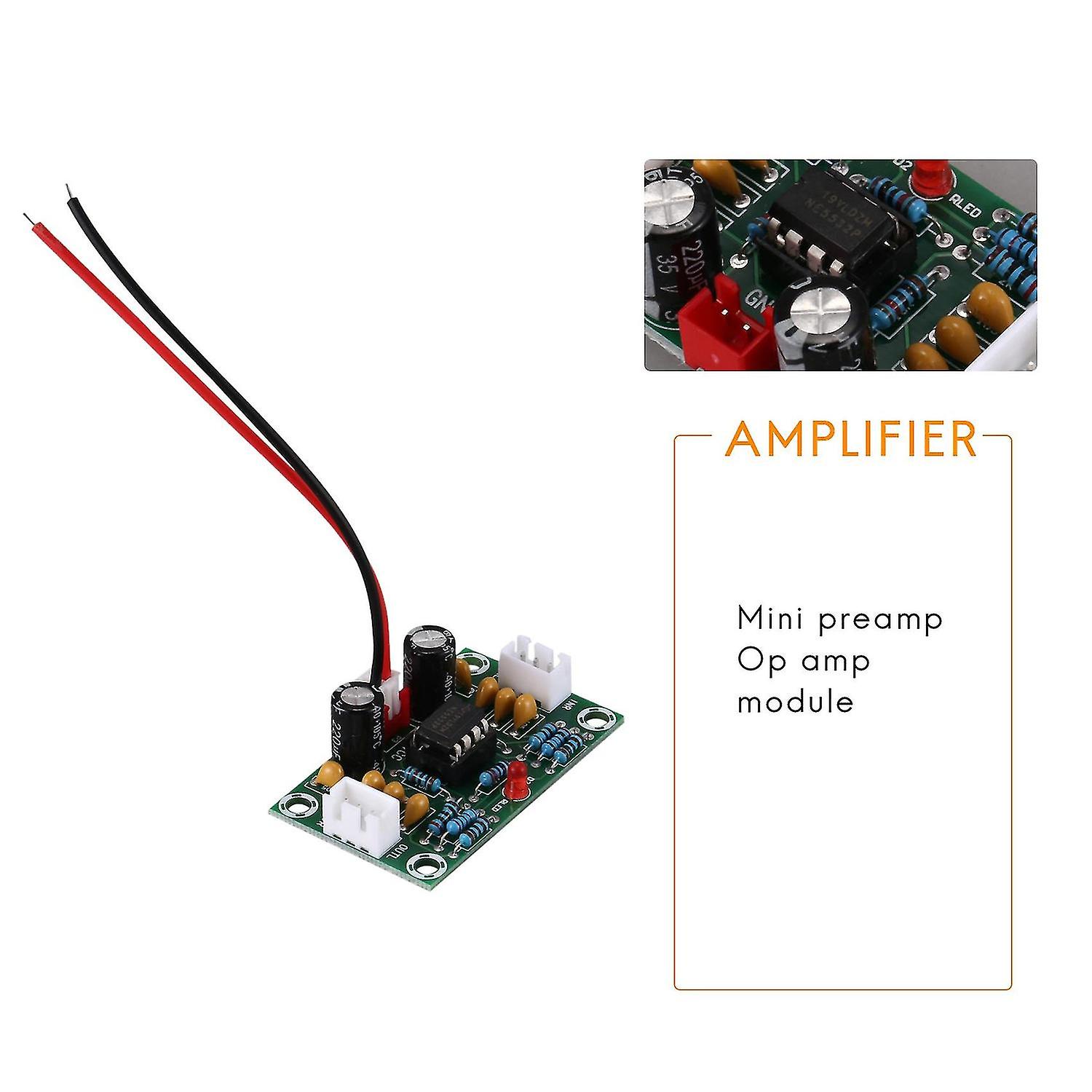Mini Preamp Op Amp Module Amplifier Dual Chl Ne5532 Preamplifier T ...
