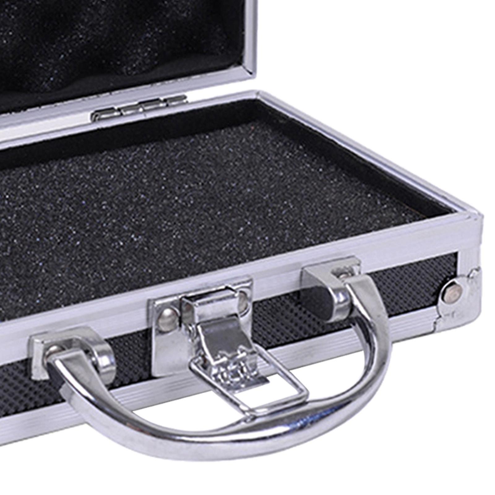 Microphone Case Hard Shell Aluminum Alloy Mic Case Hard Hair Tool for ...