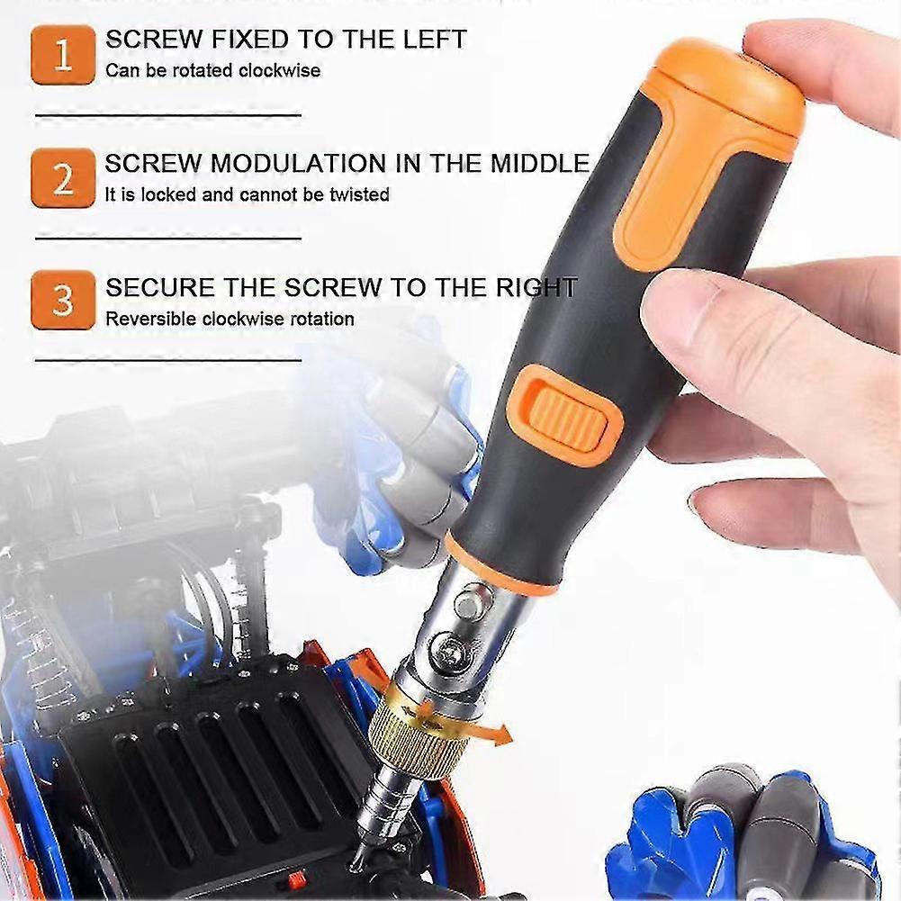 10 In 1 Multi-angle Ratchet Screwdrivers Multipurpose Screwdriver Tool ...