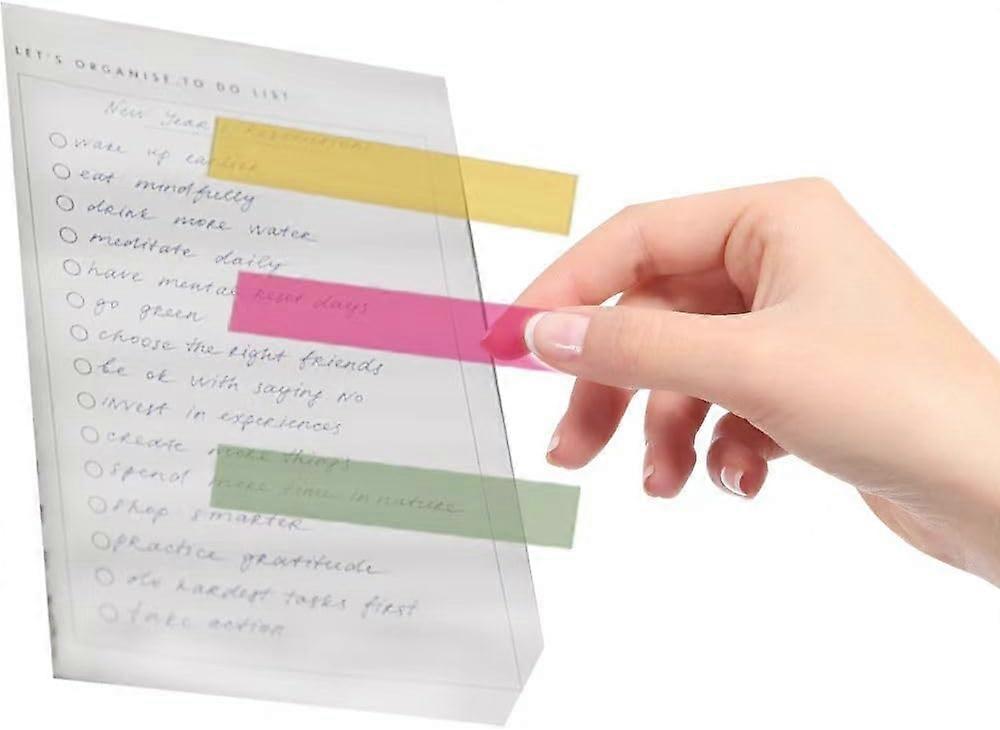 Sticky Notes Tabs, 100 Pcs Sticky Notes Flags, Sticky Notes Page ...