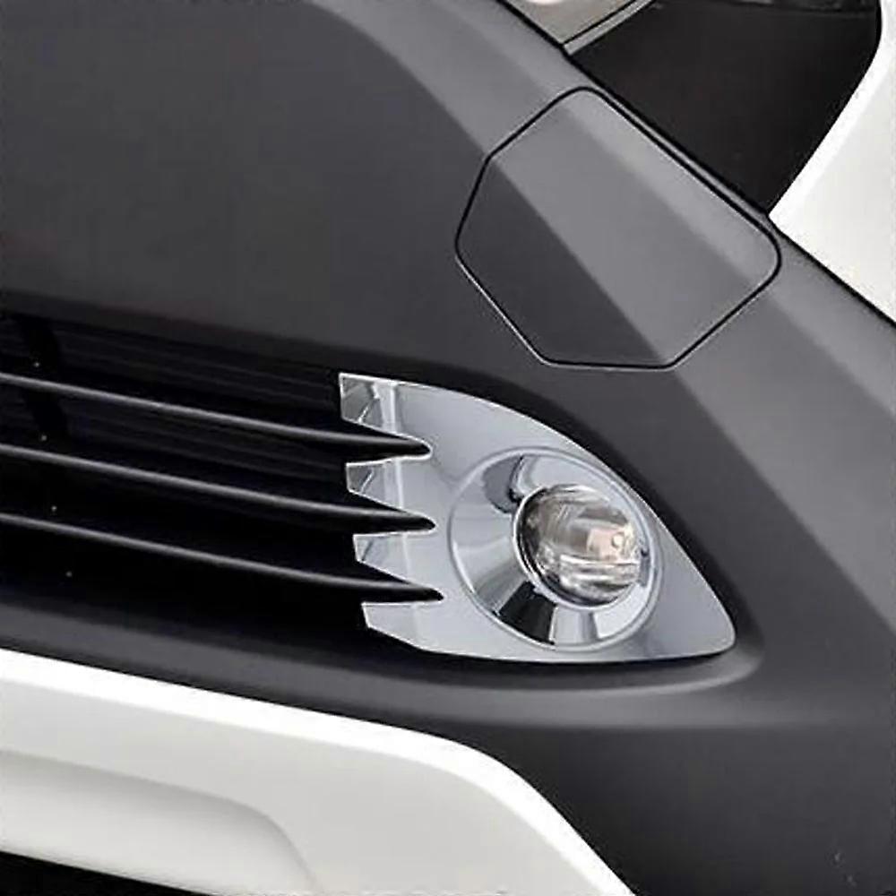 ABS Plastic Car Front Fog Light Cover Eyebrow Hood Trim Frame Exterior ...