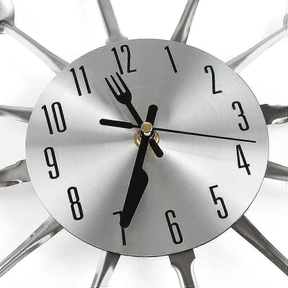 Large Kitchen Wall Clocks with Spoons and Forks,Great Home Decor and ...
