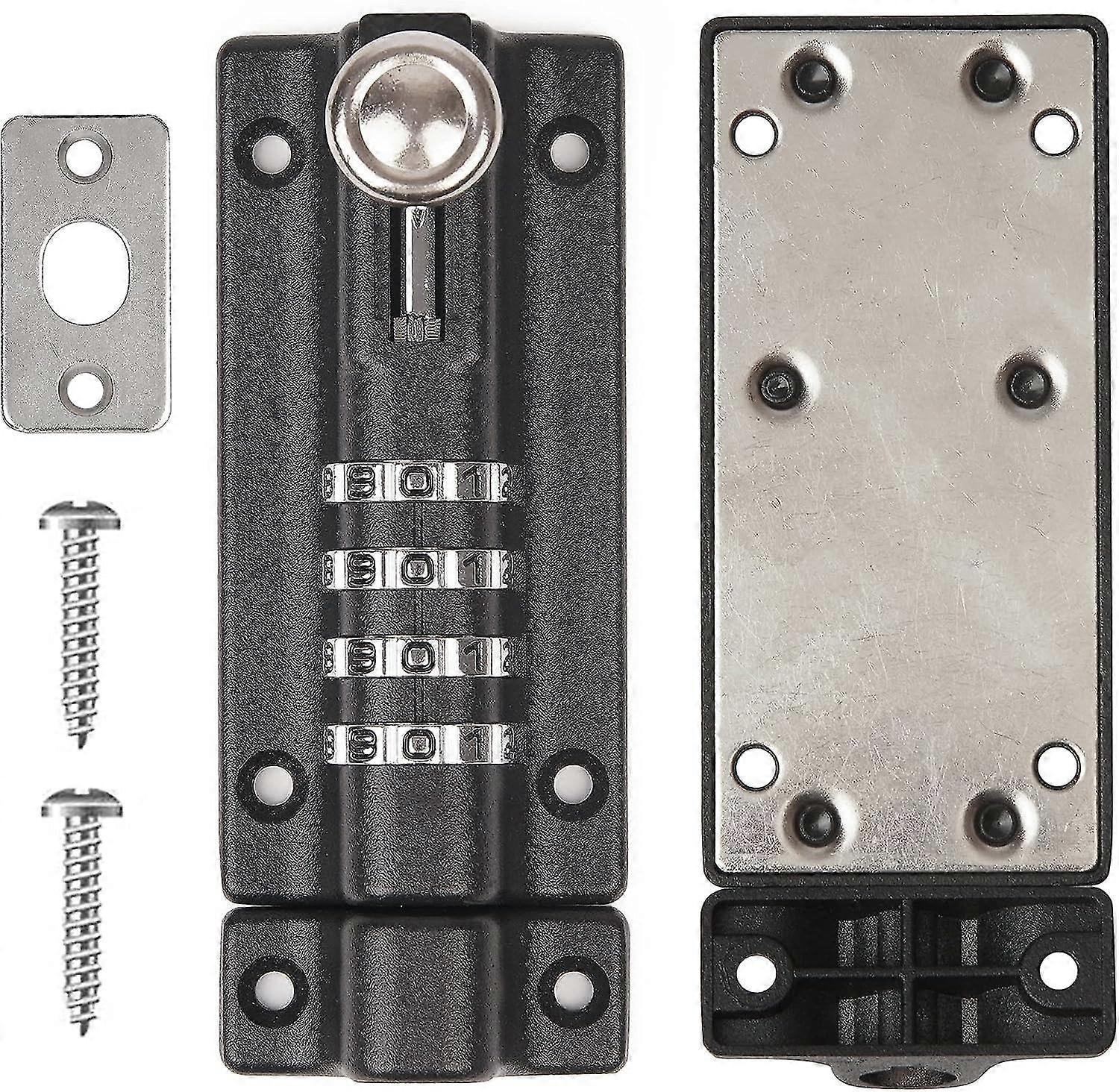Digit Combination Locking Bolt, 4 Digit Sliding Lockable 120mm ...