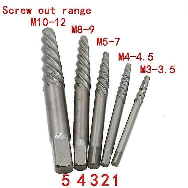 11pcs Broken Screw Extractor Broken Screw Drill Bits And Extractor Set ...
