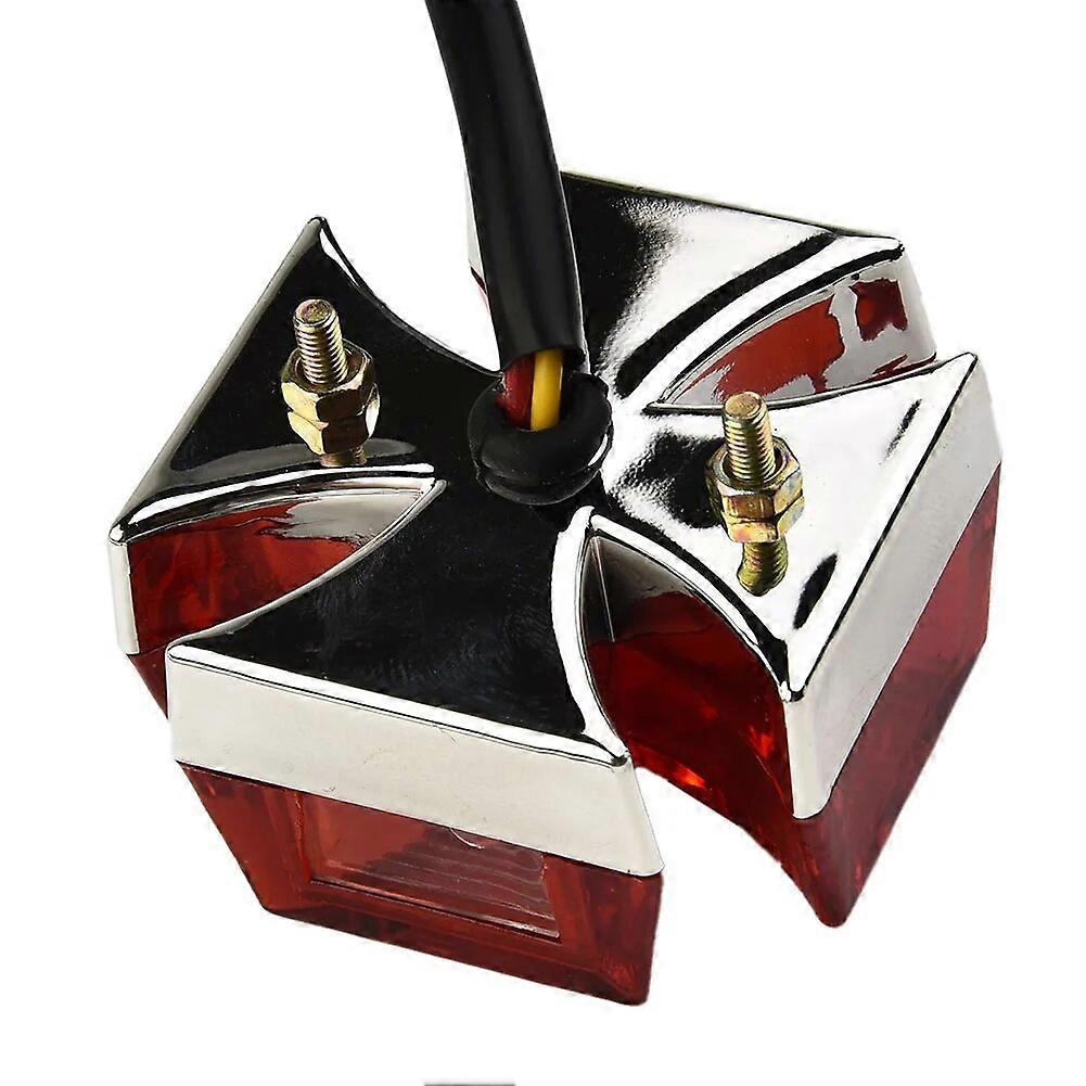Brake Motorcycle Tail Light Running Maltese Cross LED License Quads ...