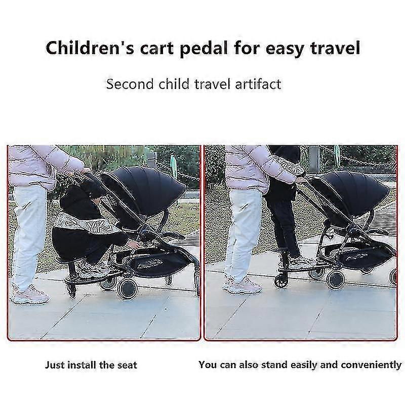 Universal 2in1 Stroller Ride Board With Detachable Seat Second Child ...