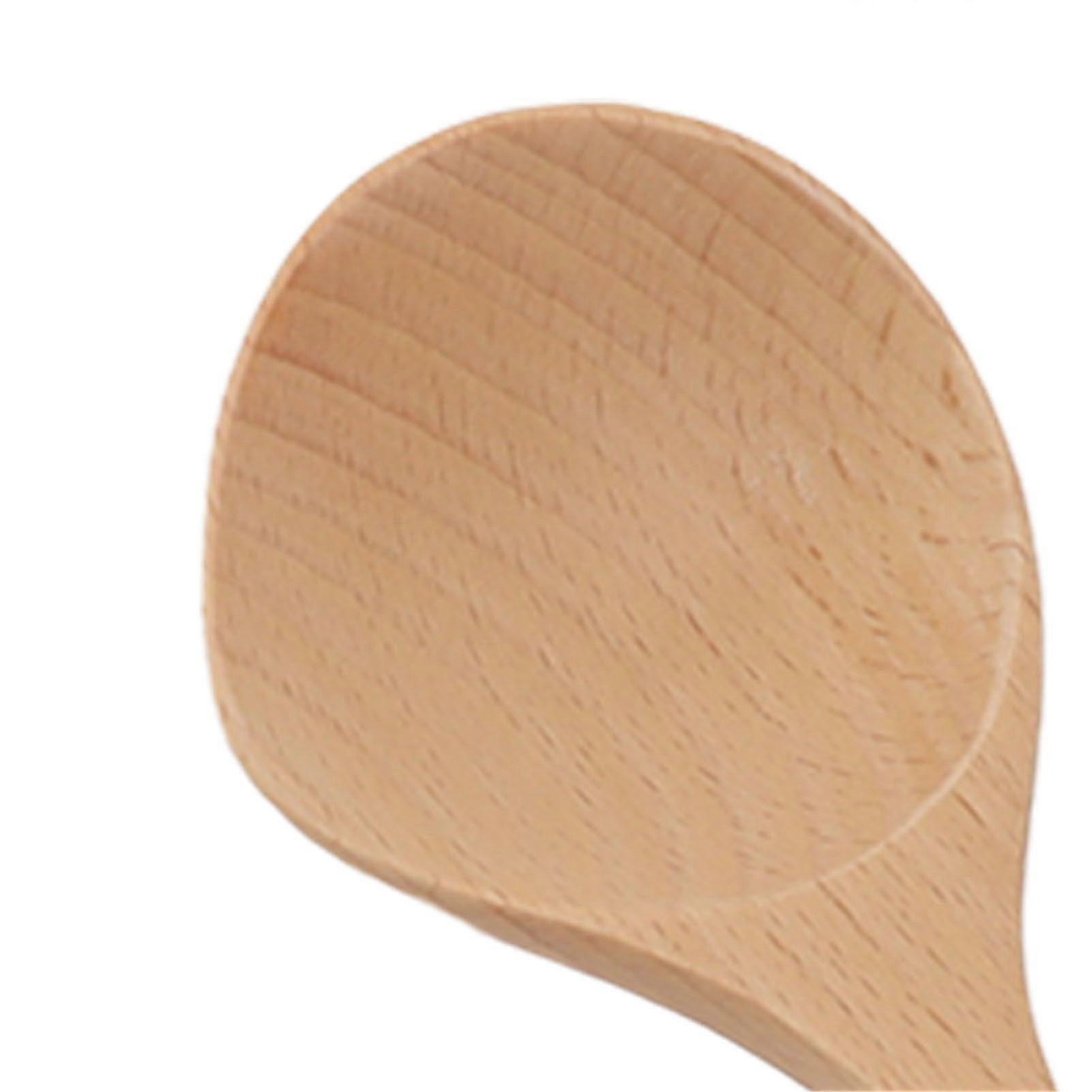 Handcrafted High Temperature Resistant Long Handle Wooden Soup Spoon ...
