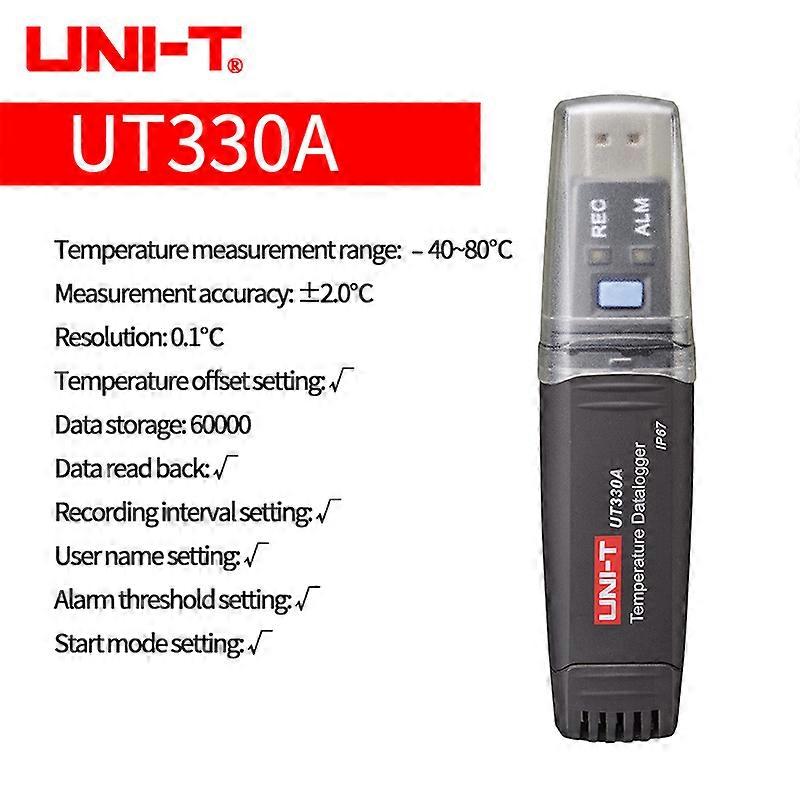 UNI-T USB Datalogger UT330A UT330B UT330C 60000 large storage capacity ...