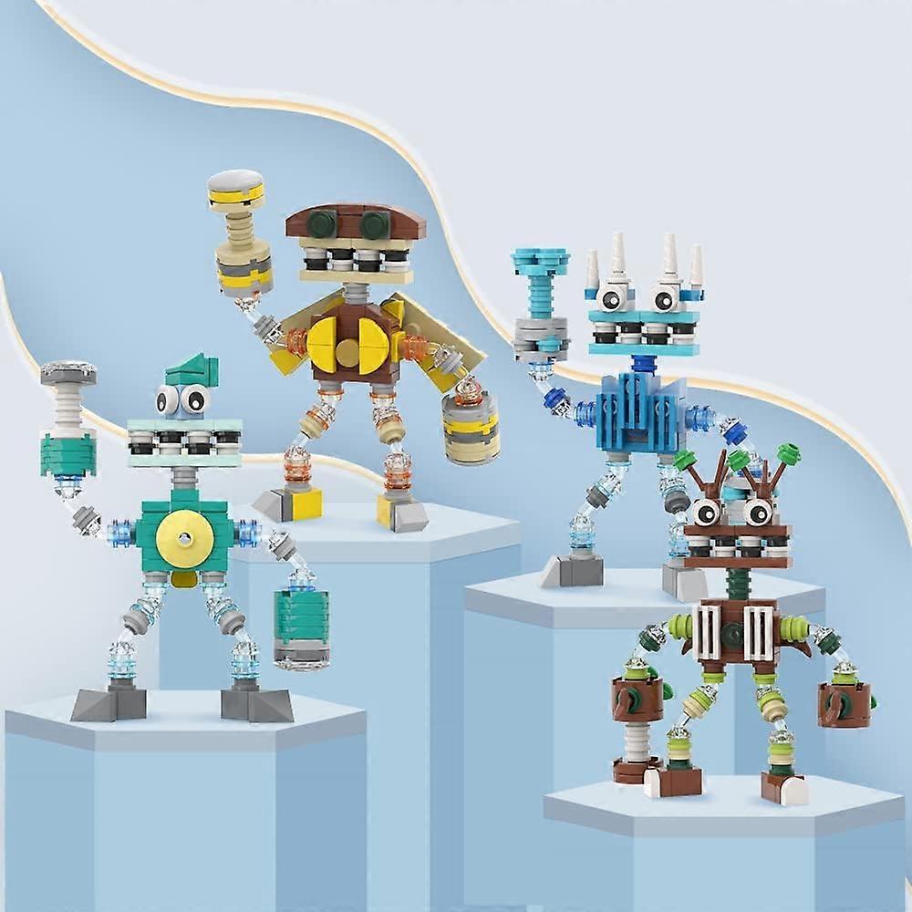 My Sing Monsters Wubbox Building Block Set, 4 in 1 Monsters Chorus ...