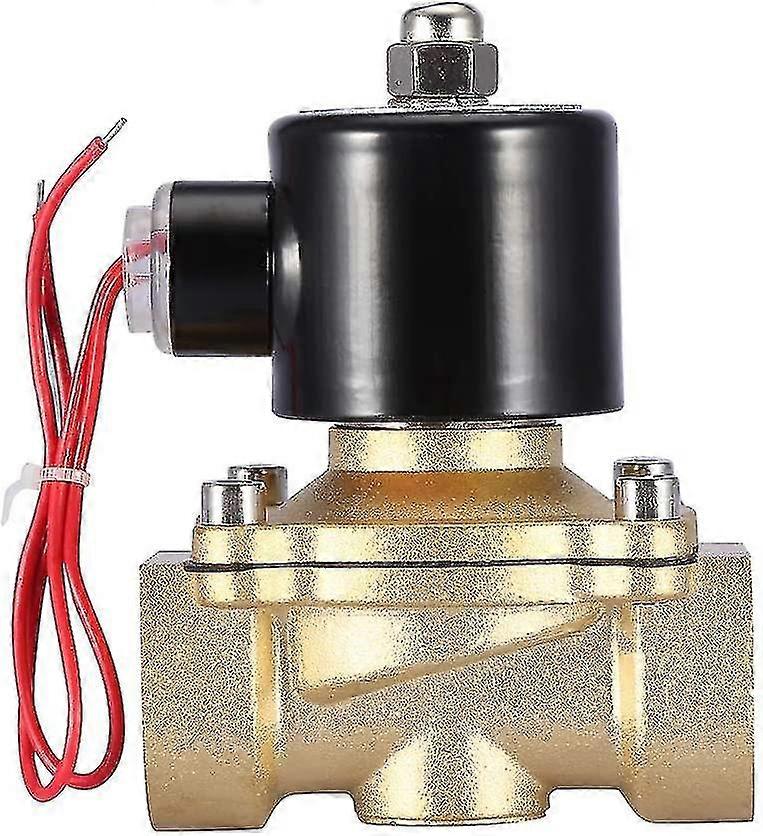 Dn25 1 "normally Closed Brass Electric Solenoid Valve, 220v Ac 1" Bidirectional Solenoid Valve ...