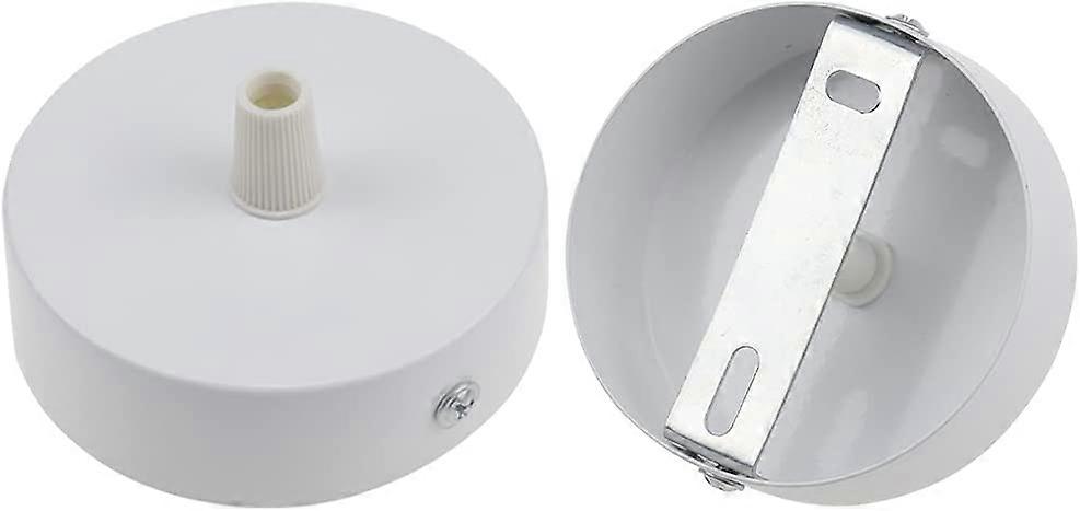 Wuhing-SJ-2 Pieces Ceiling Rose White Base Plate Ceiling Lamp 80Mm ...
