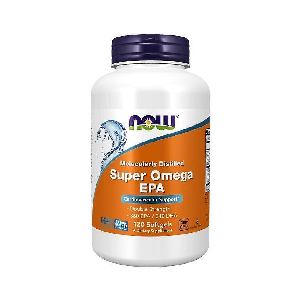 NOW Foods Super Omega EPA Molecularly Distilled Softgels 120 | Fruugo AU