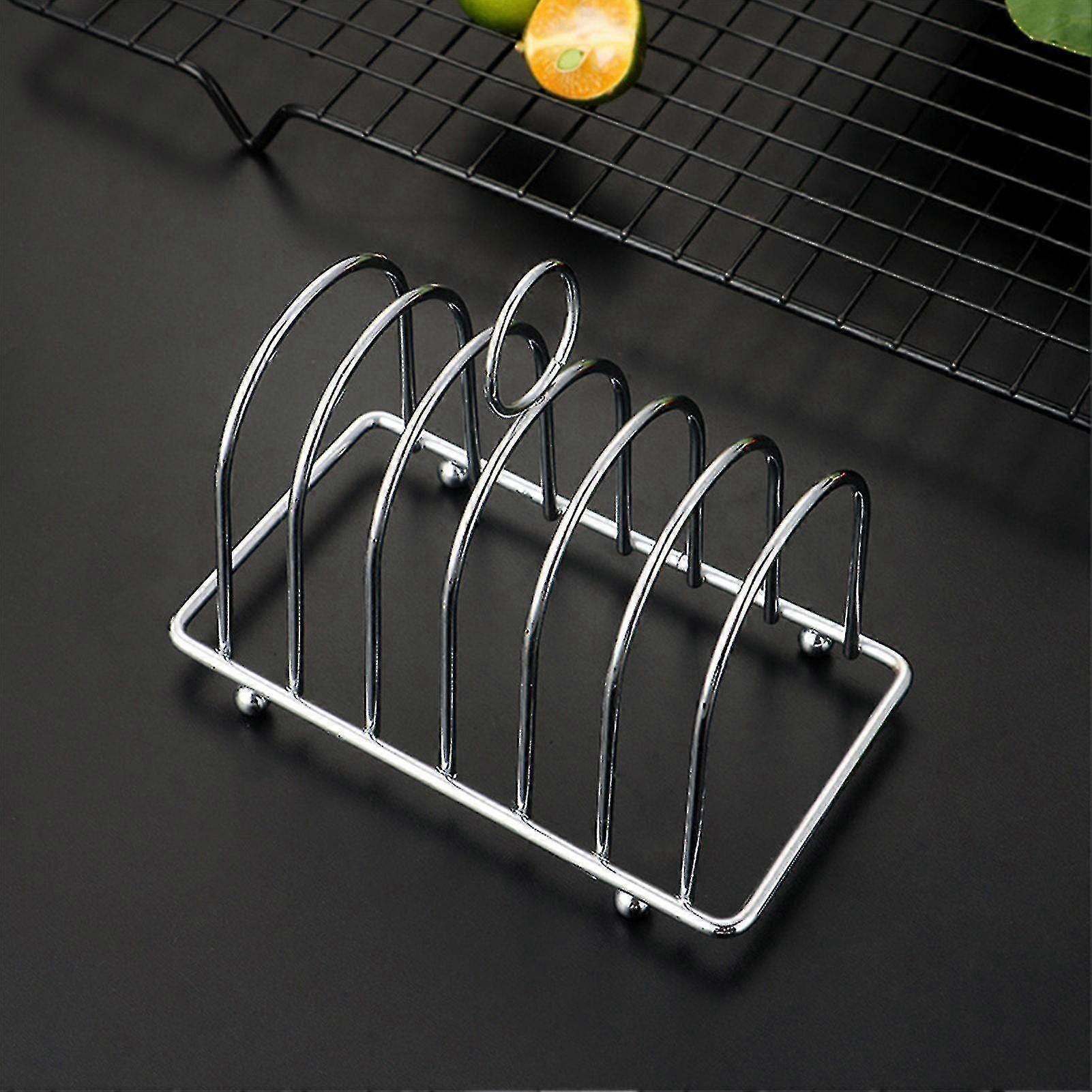 Cooling Rack For Toast Metal Wire Rack With 6 Slice Slots And Carry ...