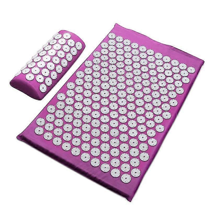 62*38cm Massager Cushion Massage Mat Acupressure Relieve Back Body Pain ...