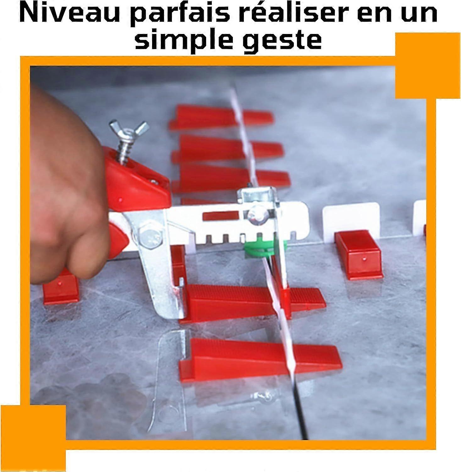 Reusable 2mm self-leveling tile spacer 300 pieces + Guide for laying ...