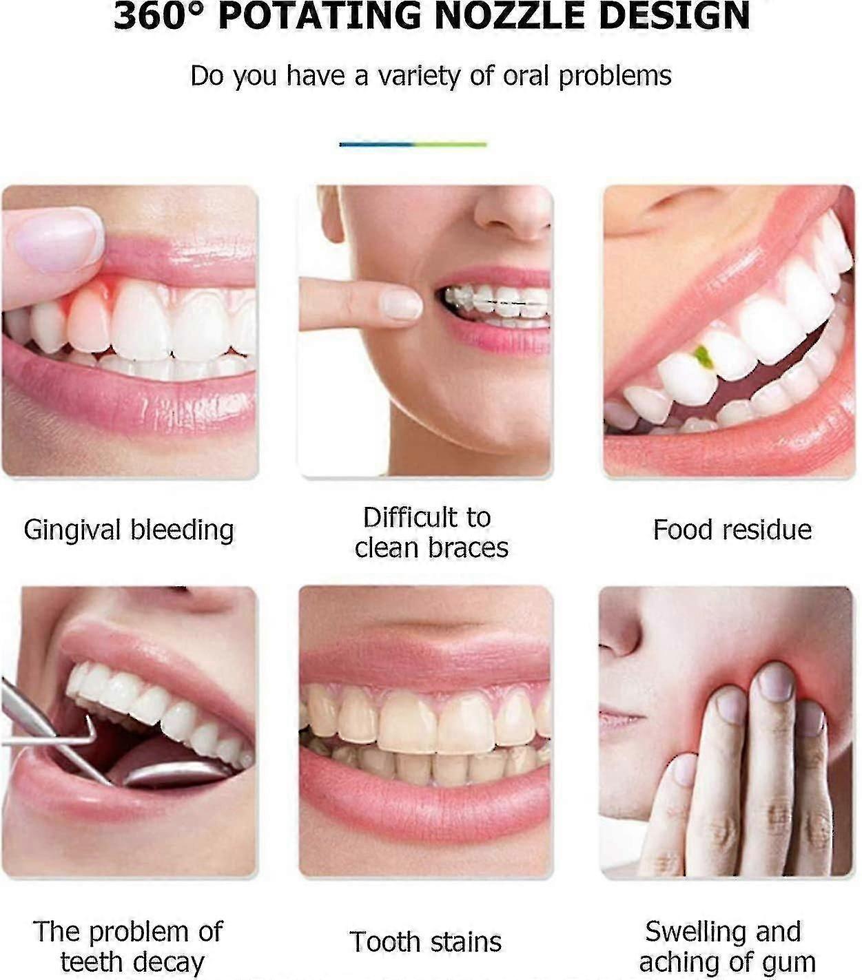 Portable manual teeth cleaner water flosser water flosser teeth cleaner ...