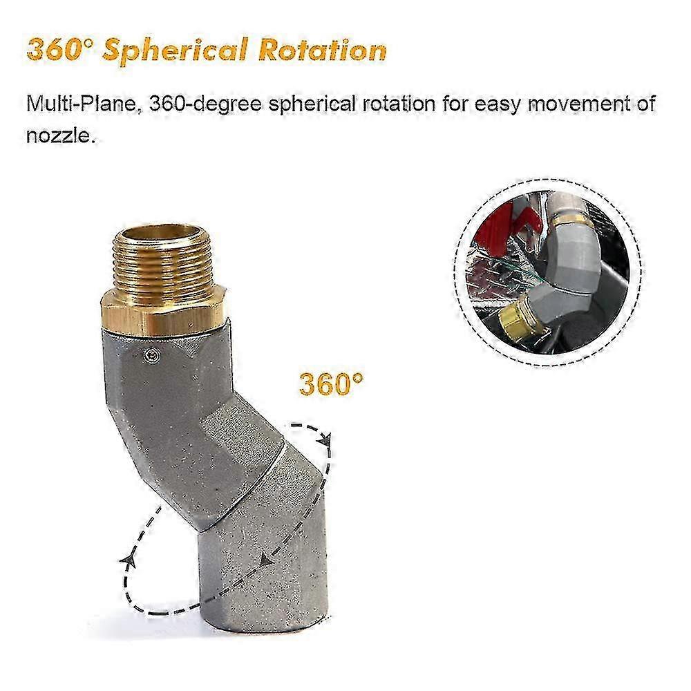 Hose Swivel 360 Rotating Connector For Nozzle Multi Plane Plane Swivel ...
