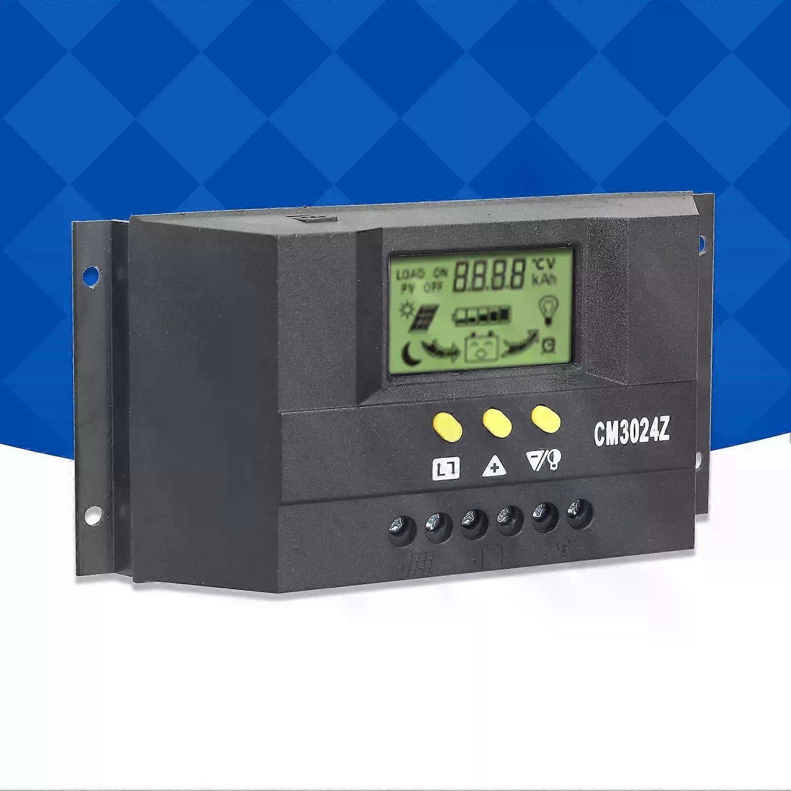 CM3024Z PWM Solar Controller LCD Display Solar Panel Intelligent ...